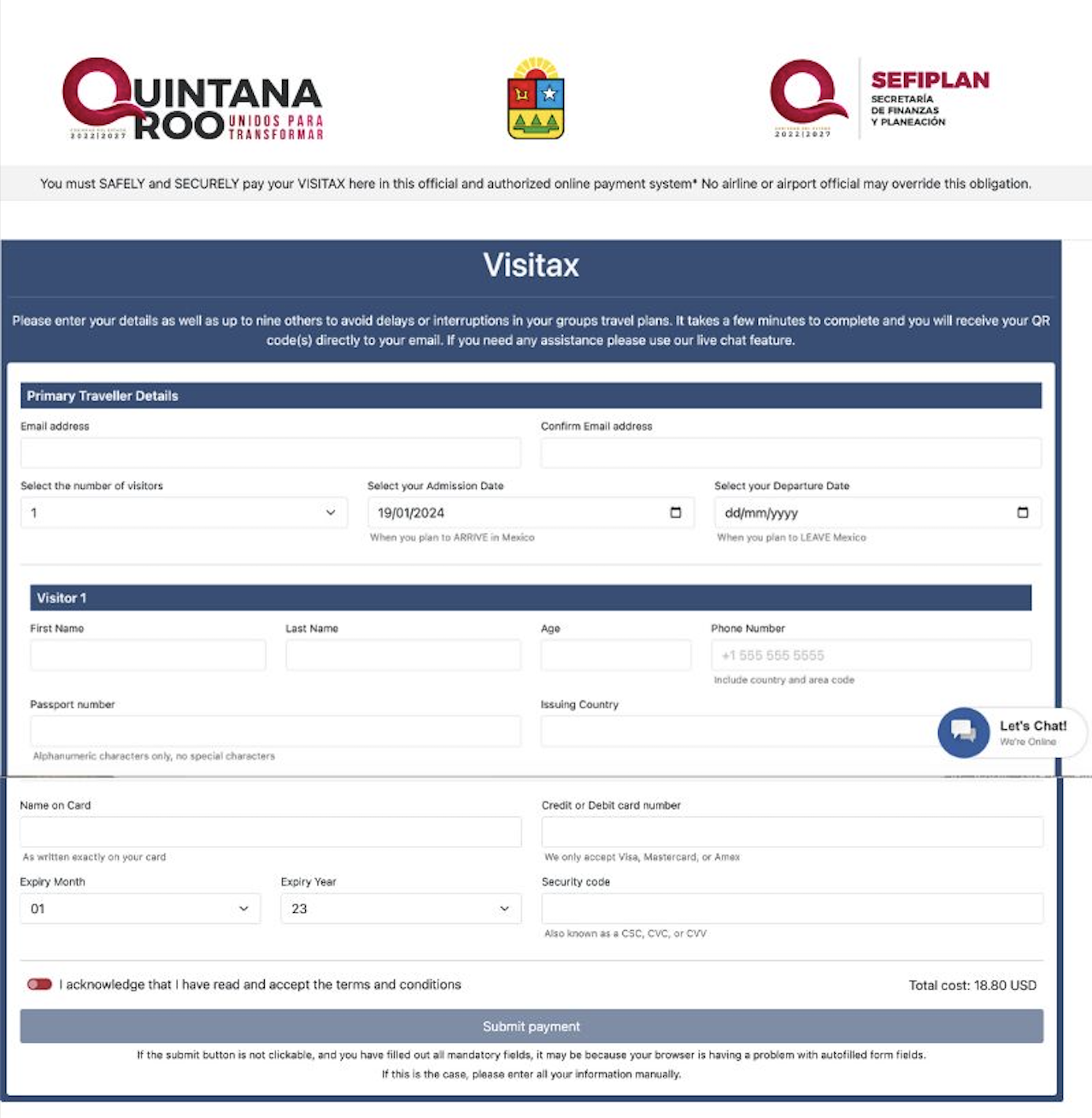 VISITAX: What is it and Who Has to Pay this New Tax? - Puerto Aventuras ...