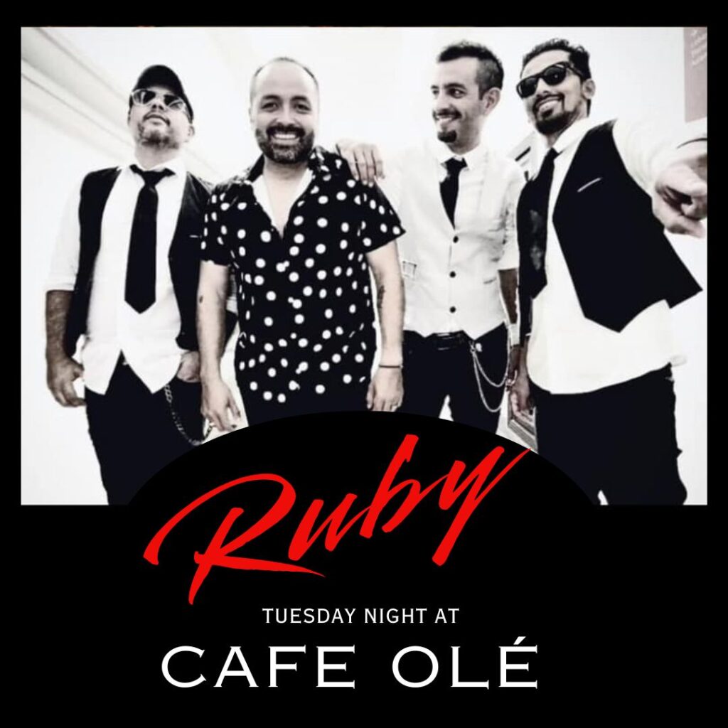 Ruby Rock Band at Cafe Olé - Puerto Aventuras Living